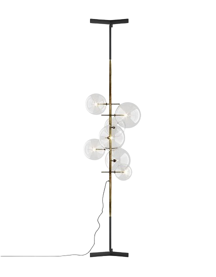 Bolle Verticale floor-ceiling lamp | Ciat Design