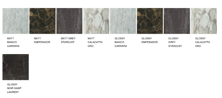 Concorde round table D.137 marble top by Poliform | Ciat Design